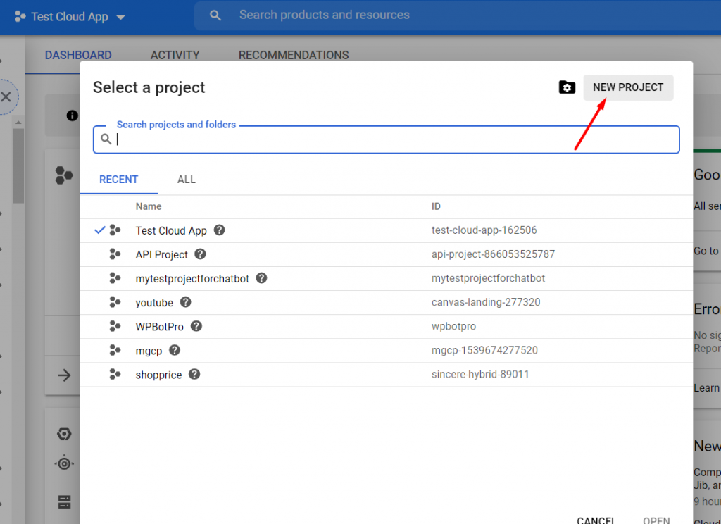 Dialogflow Integration with ChatBot - WPBot.Pro