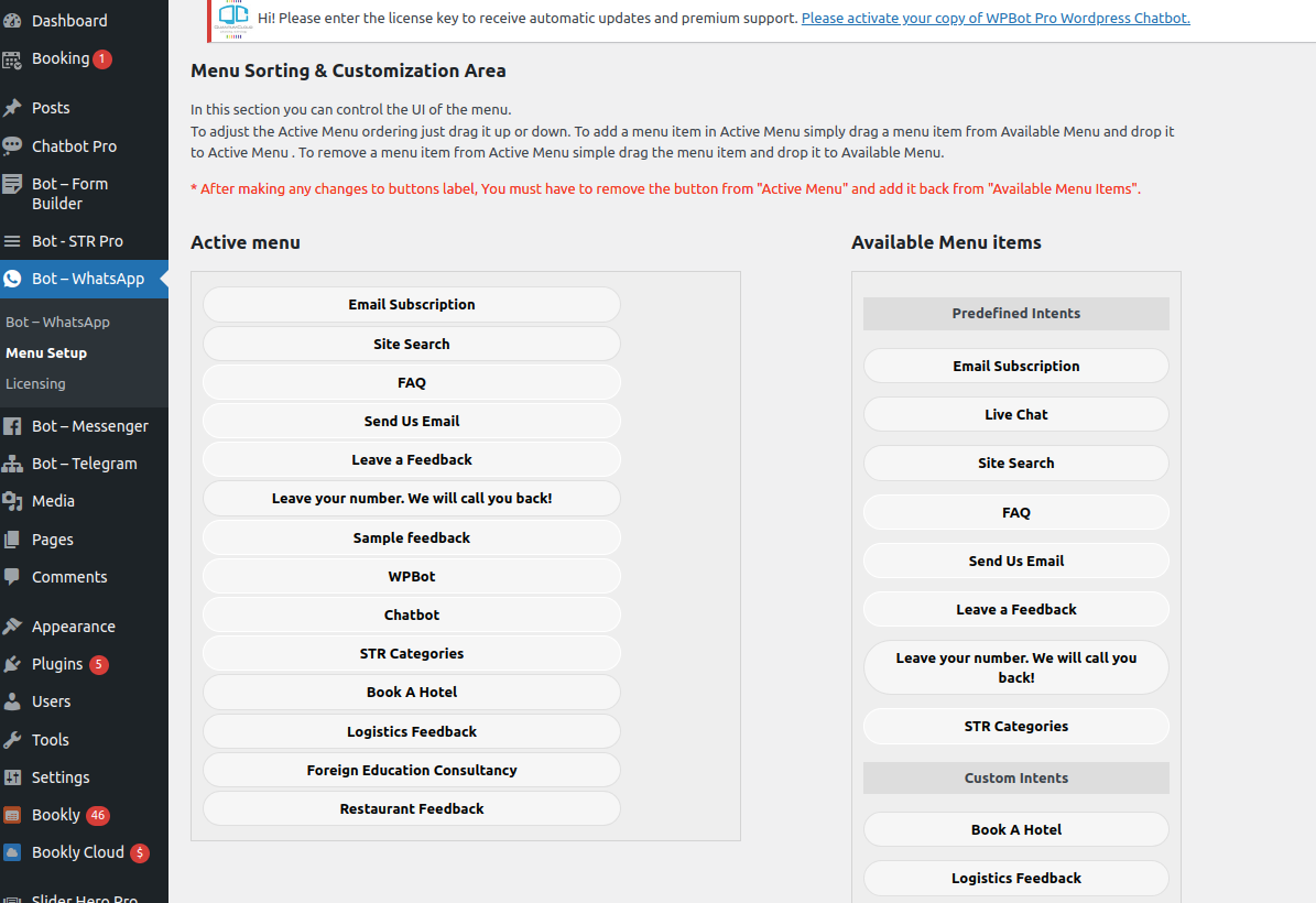 Setting up WhatsApp Chatbot Addon - WPBot.Pro